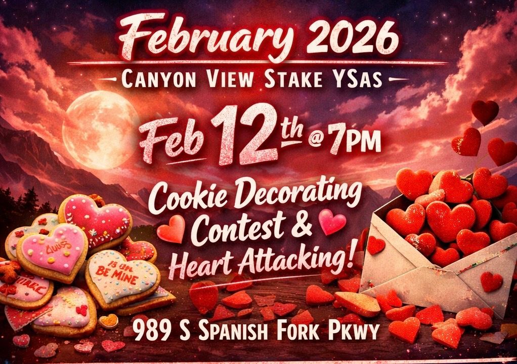 Canyon View Stake YSA Activity - Cookie Decor & Heat Attacking!, The ...
