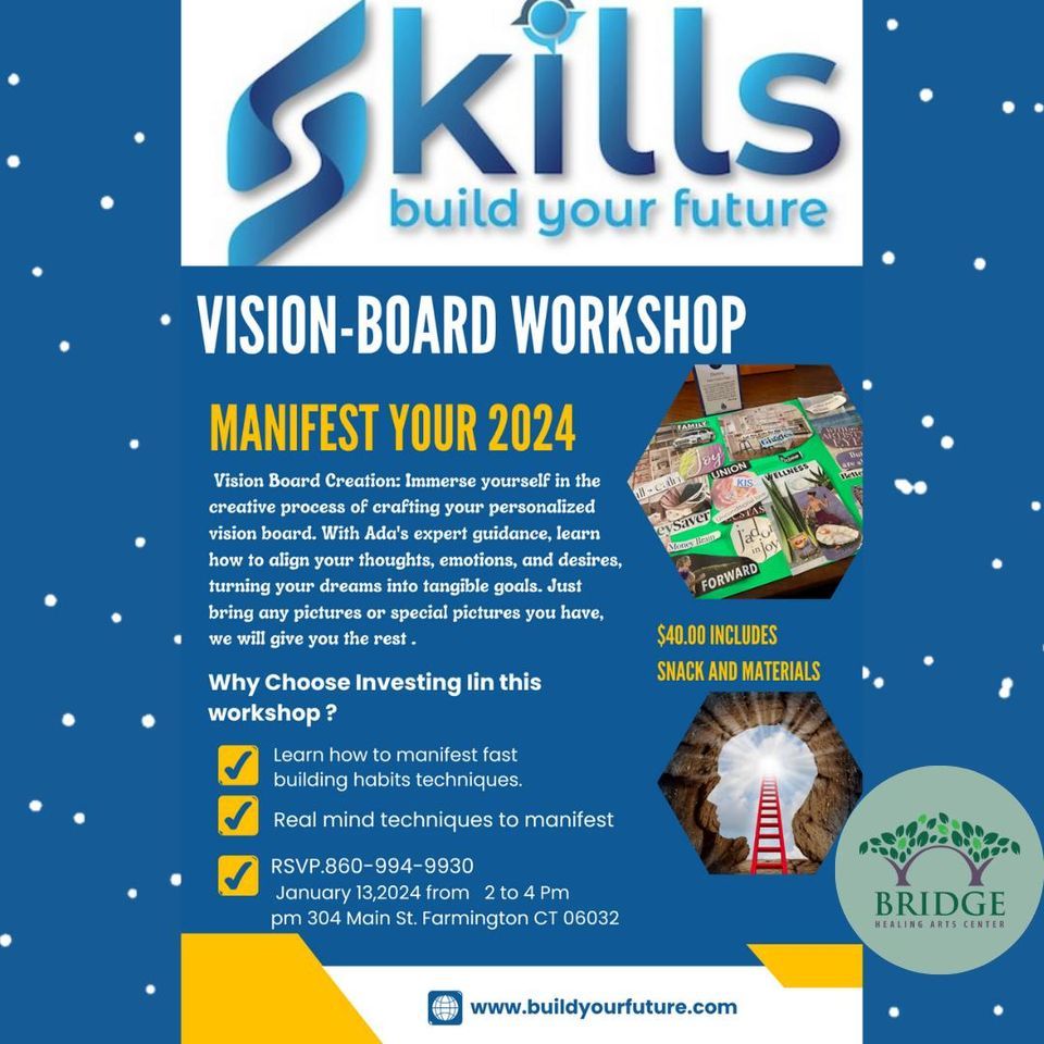 Vision Board Workshop, Bridge Healing Arts Center, Farmington, January ...