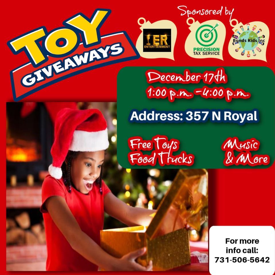 Toy Give-a-Way, Precision Tax, Jackson, 17 December 2023 | AllEvents.in