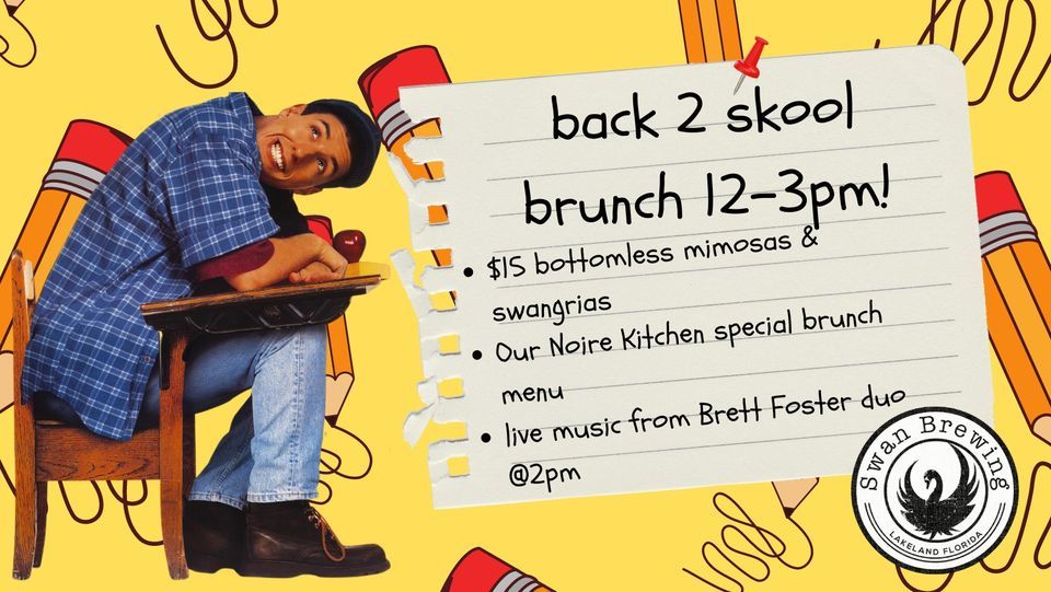 back 2 skool brunch!, Swan Brewing, Lakeland, 6 August 2023 | AllEvents.in