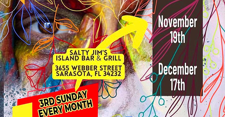 Sunday Funday Art Day with Virginia Bright Art!!, Salty Jims Island Bar ...
