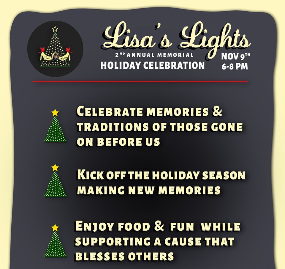 Lisas Lights 2nd Annual Memorial Tree Lighting, Professional Health ...