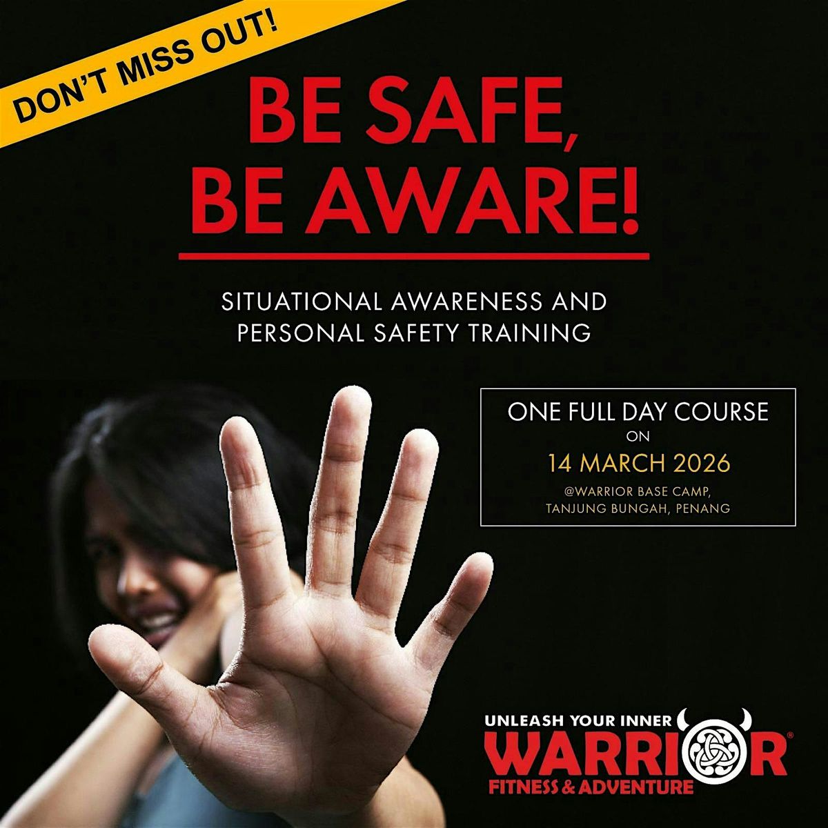 Situational Awareness and Personal Safety Training 14th March 2026 ...