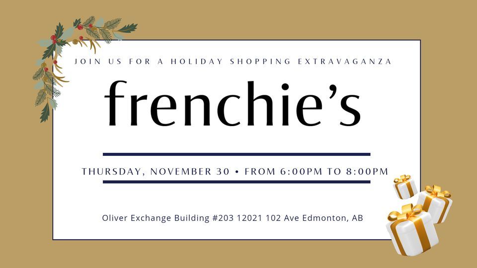 Holiday Sip & Shop, Frenchie's Hair, Edmonton, 30 November 2023 ...