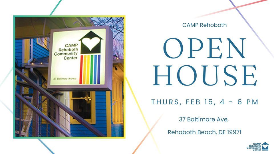 CAMP Rehoboth Open House , CAMP Rehoboth Community Center, Rehoboth ...