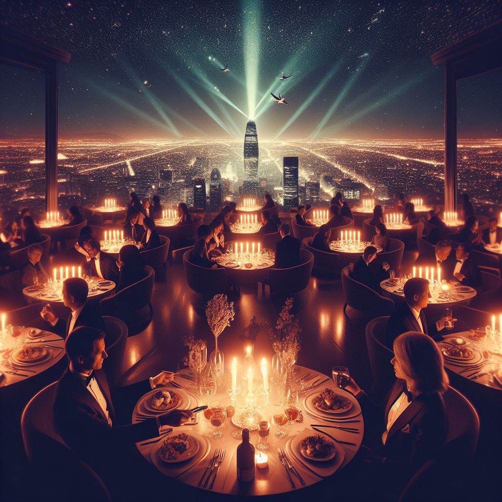 Cena bajo las estrellas en Skyfall, Skyfall Cocktail Club, L'Hospitalet ...