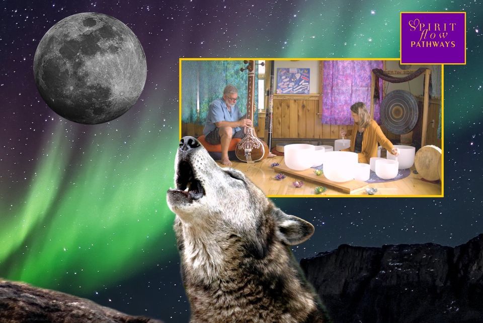 Full Wolf Moon Sound Healing with Guided Meditation, drumming and bon ...