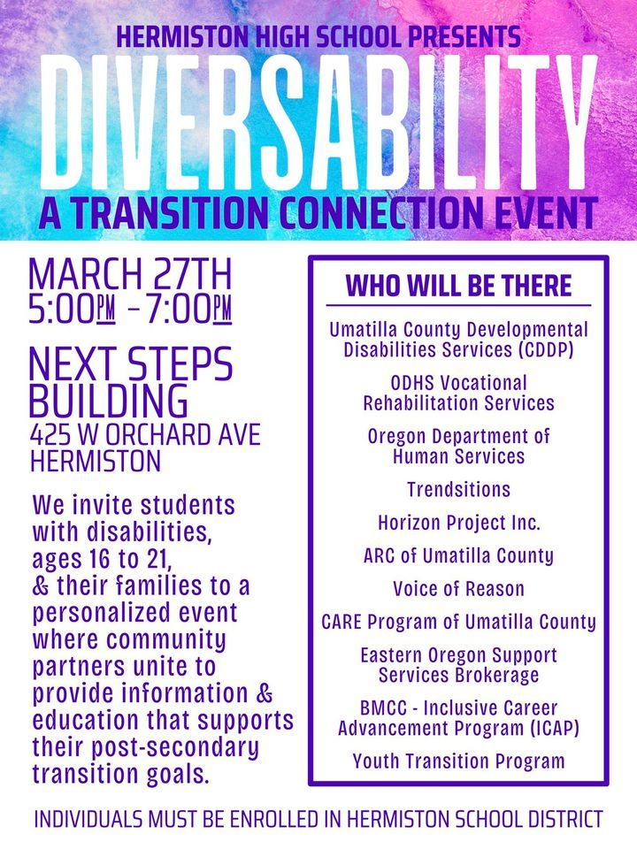 HHS Conferences- Next Steps (Diversability Event), HHS Next Steps - 425 ...