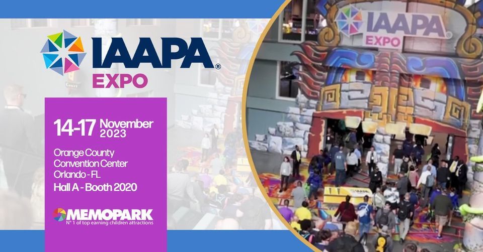 ? MEMOPARK AT IAAPA EXPO 2023, Orange County Convention Center, Meadow ...