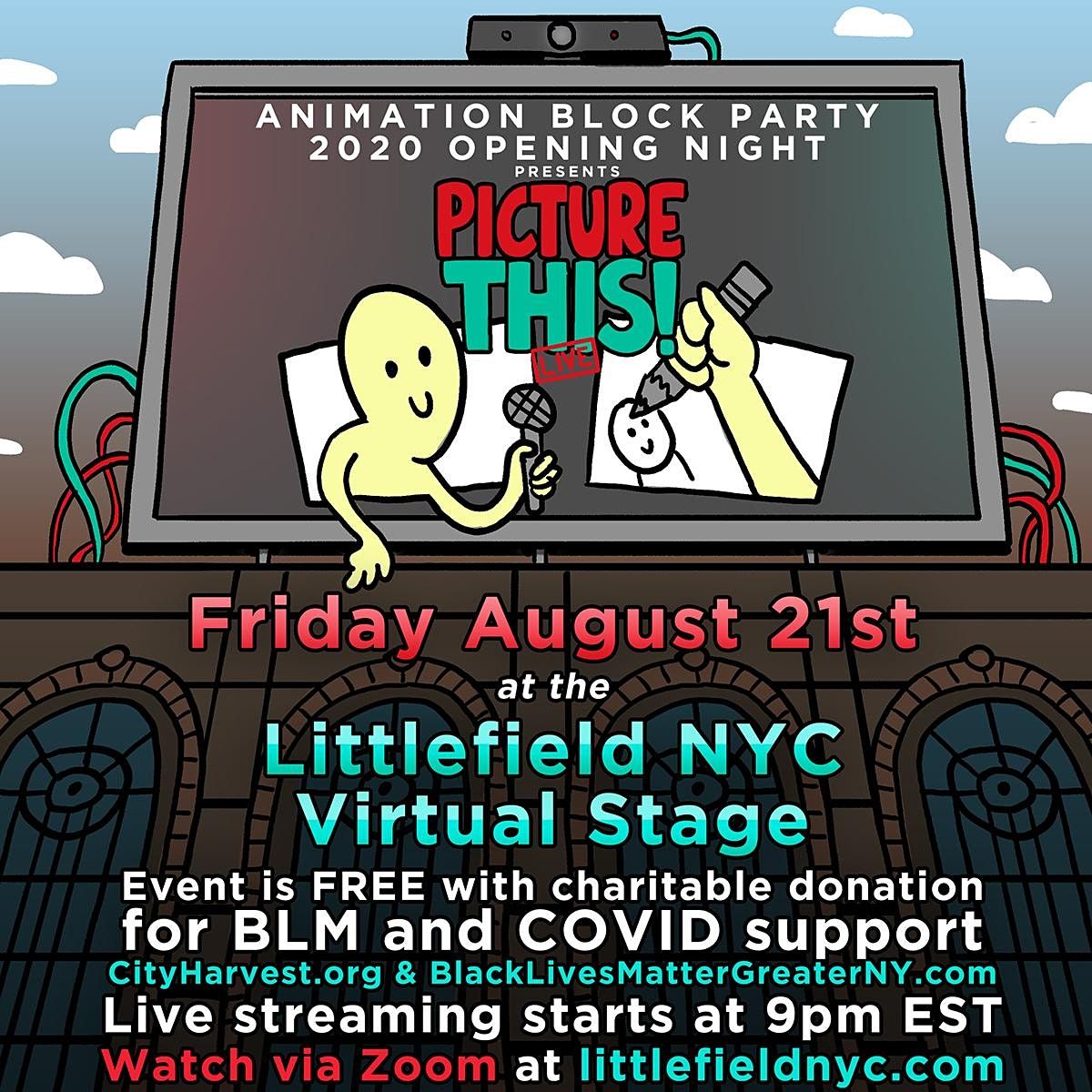 Animation Block Party 2020 Opening Night presents Picture This!, August ...