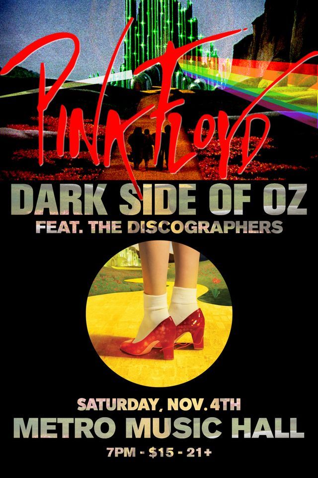 Dark Side of Oz Pink Floyd tribute feat. The Discographers, Metro Music ...