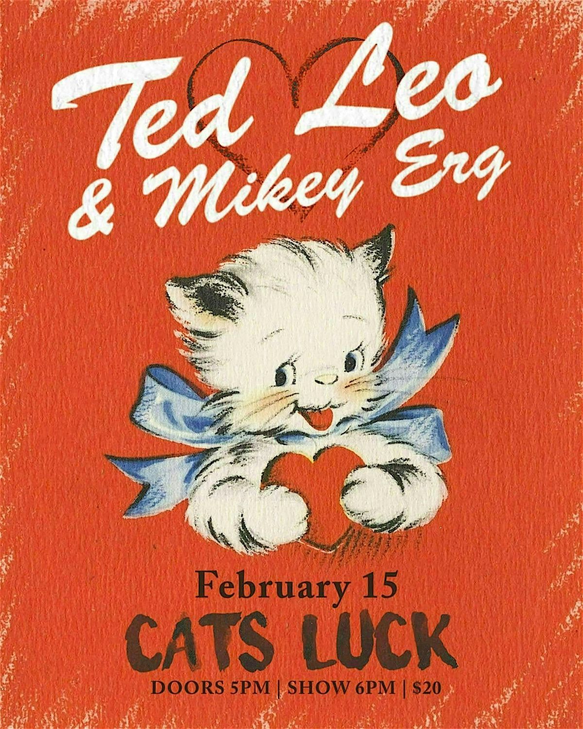 Ted Leo & Mikey Erg at Cats Luck, Cats Luck, Neptune City, 15 February ...