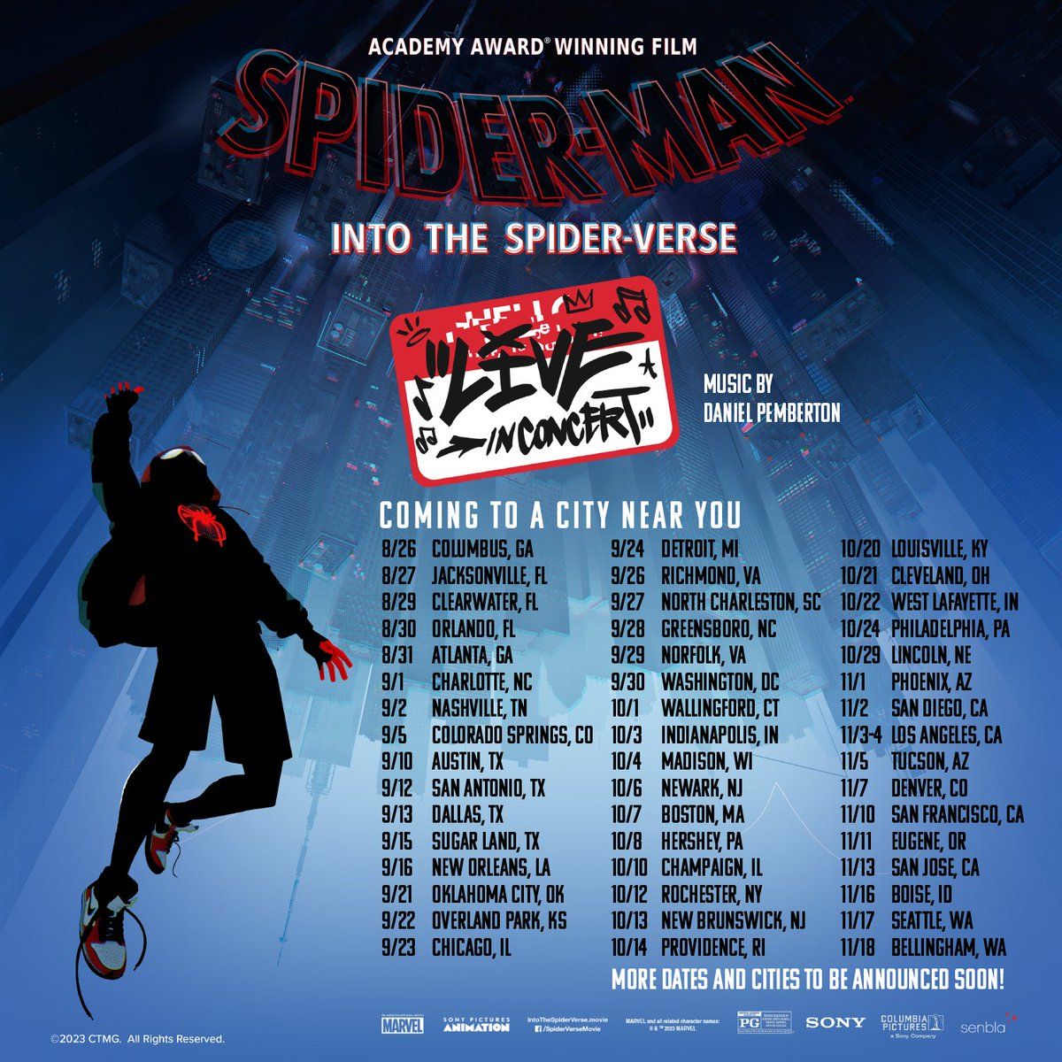 Spider-Man: Across the Spider-Verse Live in Concert, Popejoy Hall ...