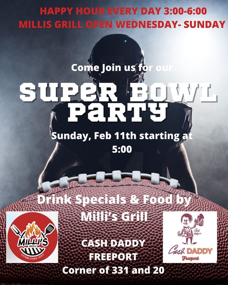 Superbowl Sunday Watch Party, 16157 US 331 S, Freeport, FL, United ...