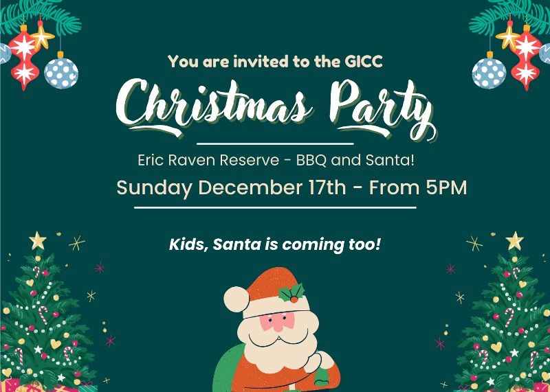 GICC CHRISTMAS PARTY, Eric Raven Reserve - Glen Iris, Melbourne, 17 ...