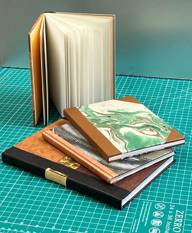 Bookbinding: Making a Sewn Hard-cover Journal, Peoria Art Guild, 11 ...
