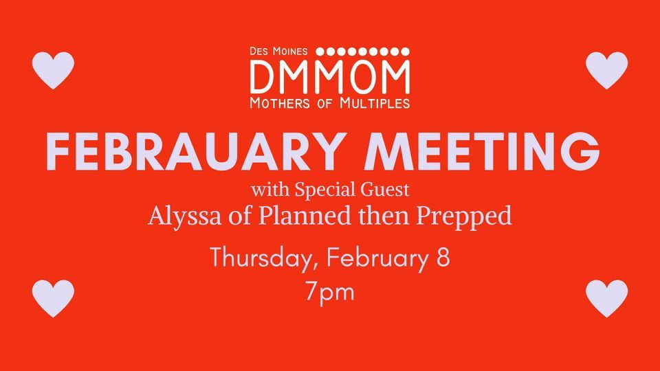 February meeting , Capitol Hill Christian Church, Des Moines, February ...