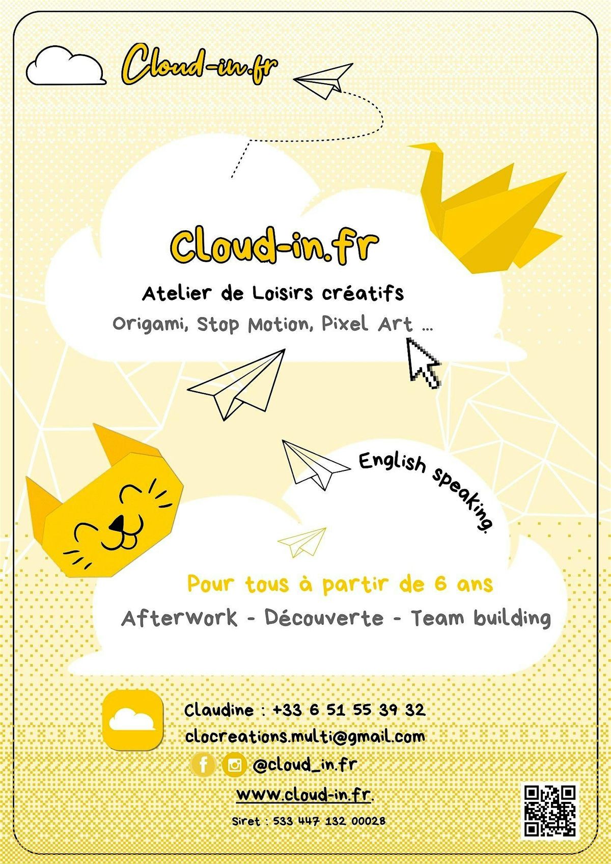 Les Rencontres Créatives Cloud-in.fr - Atelier Origami, "Tête d'Ail ...