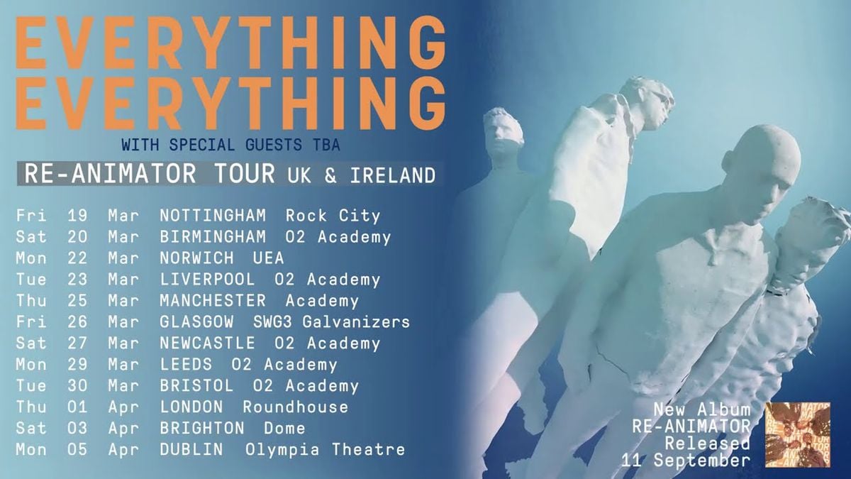Everything Everything Norwich Tickets, The Adrian Flux Waterfront ...