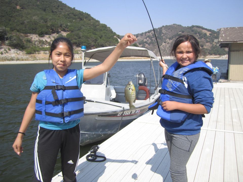 Kids Fishing Clinic at Lopez Lake, Lopez Lake Recreation Area, San Luis ...