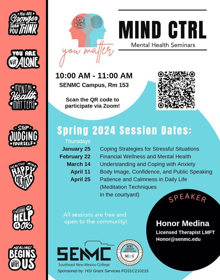 Mind CTRL - Coping Strategies for Stressful Situations, Southeast New ...