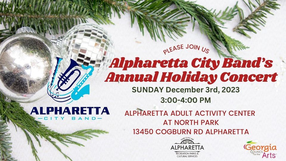 Annual Holiday Concert, Alpharetta Adult Activity Center, 3 December ...