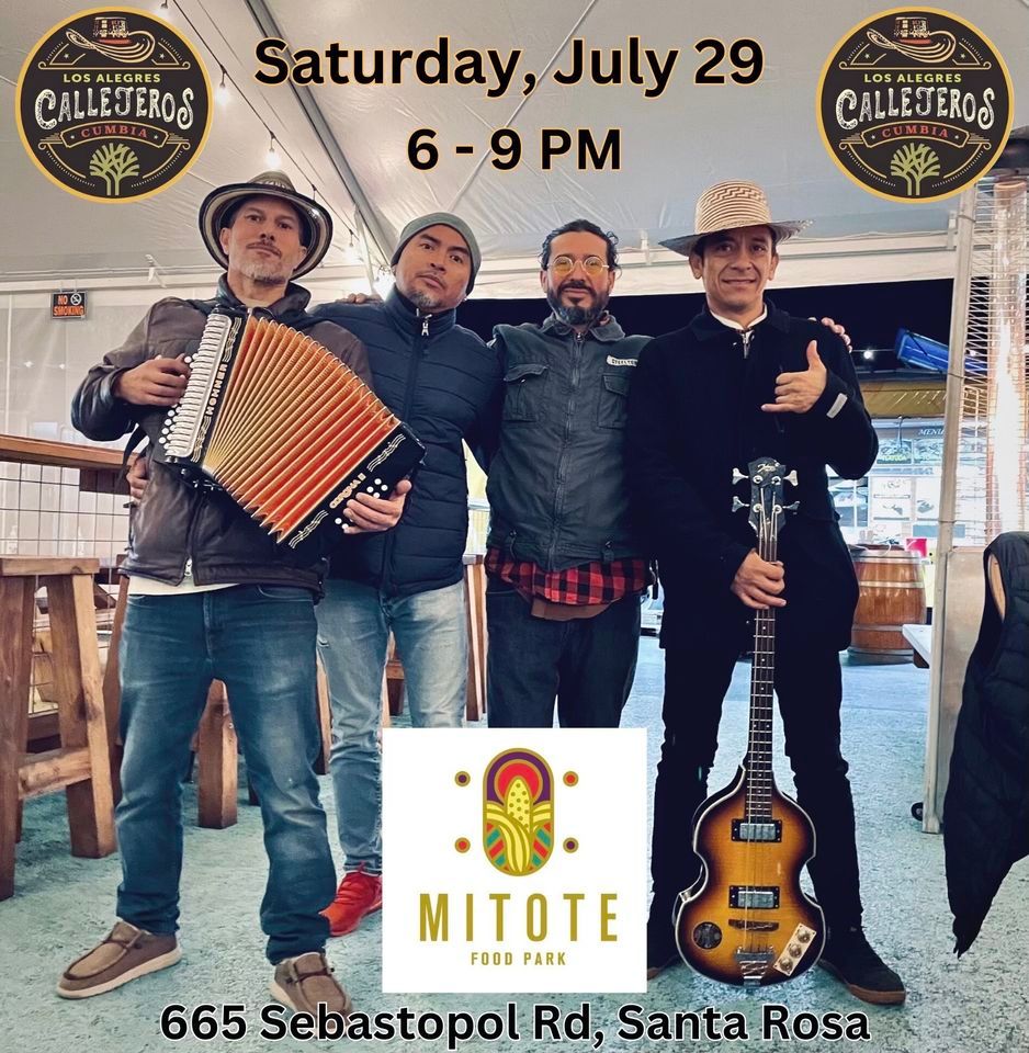 Cumbia with Los Alegres Callejeros at Mitote Food Park, Mitote Food ...