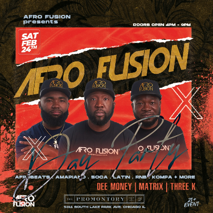 Afro Fusion Day Party w/ DJs: Dee Money, Matrix, 3K, The Promontory ...