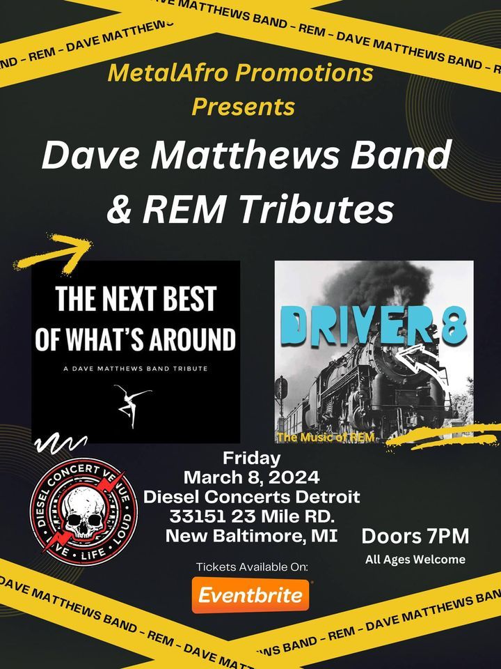 Dave Matthews Band & R.E.M Tribute Night! @ Diesel Concerts Detroit ...