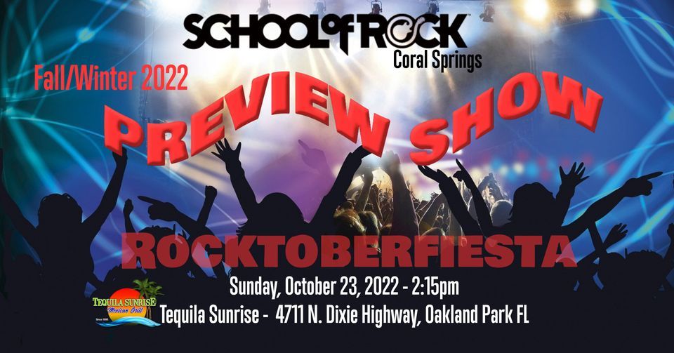 SoR Coral Springs Fall/Winter 2022 Preview Show, Tequila Sunrise ...