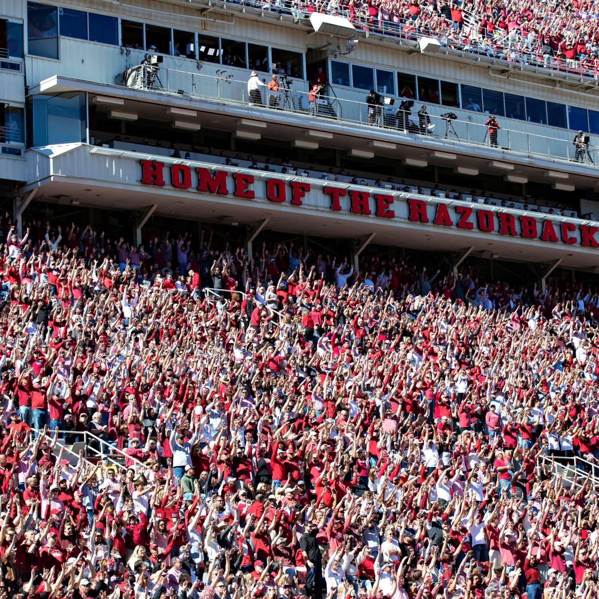 Missouri Tigers at Arkansas Razorbacks Football at Razorback Stadium ...