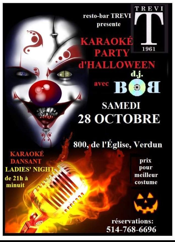 Karaoke Party dHalloween avec dj BOB , Verdun Beach, Rombas, 29 October ...