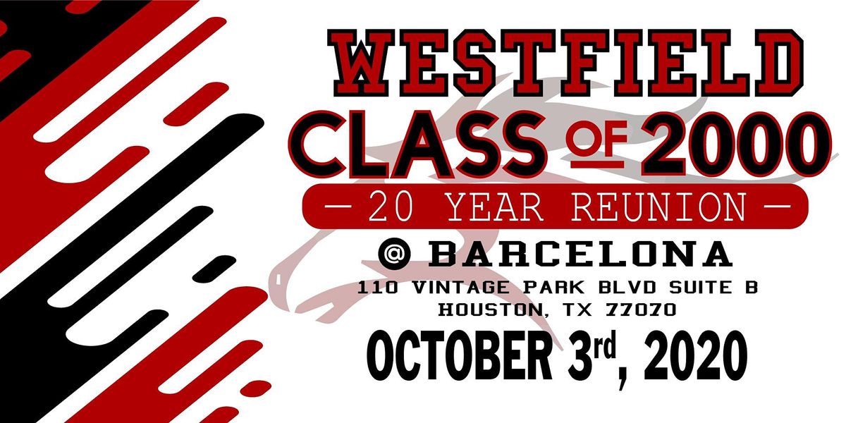 Westfield High School, Class of 2000 - 20 Year Reunion!! – Things to Do ...