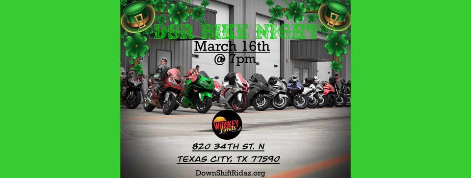 DSR St Patricks Day Bike Night, Whiskey Limits, Texas City, 16 March 2024 | AllEvents