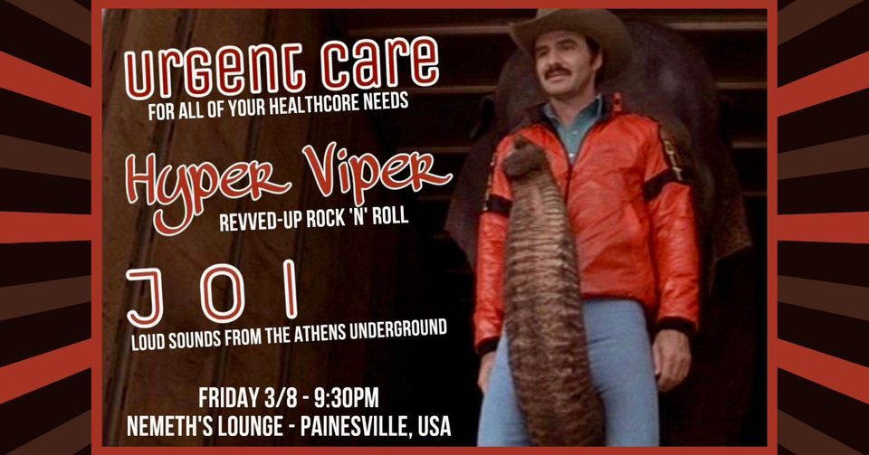 HYPER VIPER / JOI / URGENT CARE at Nemeths Lounge, Nemeths Lounge ...