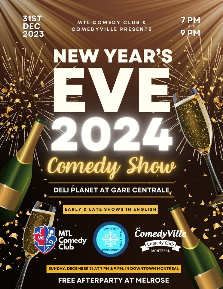 New Years Eve - Live English Stand Up Comedy Show ( 7pm-8:30pm ...
