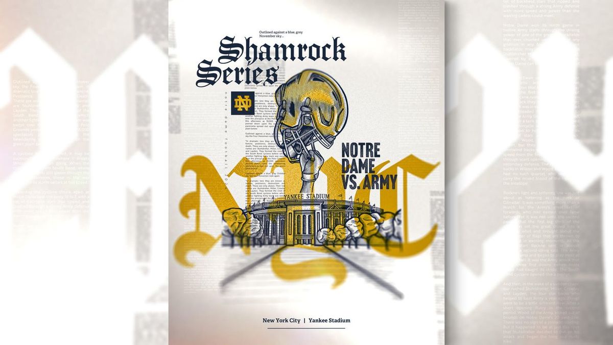Shamrock Series: Notre Dame vs Army, Yankee Stadium, Bronx, 23 November ...