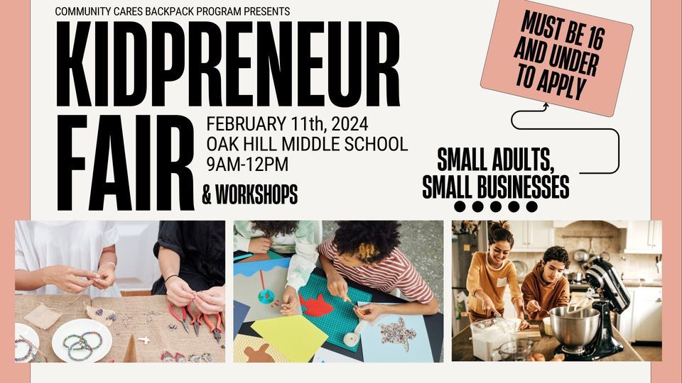 Kidpreneur Fair (& Workshops!), Oak Hill Middle School, Sabattus, 11 ...