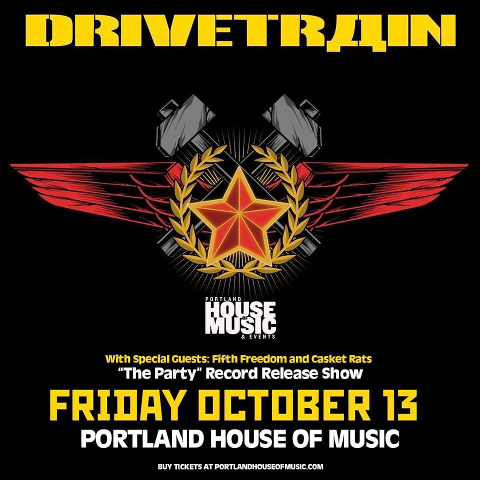Drivetrain “The Party” Record Release Show, Portland House of Music and Events, October 13 2023 ...