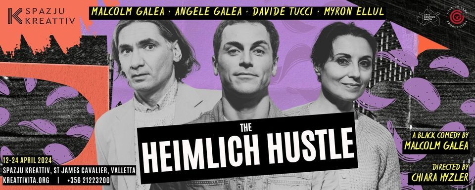 The Heimlich Hustle , Spazju Kreattiv, Valletta, 12 April 2024 | AllEvents