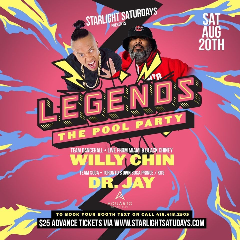 LEGENDS POOL PARTY FT. DR. JAY & WILLY CHIN, Aquário Beach Club ...