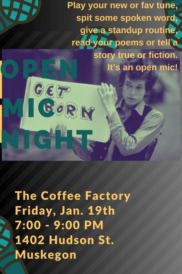 Open Mic Night , The Coffee Factory, January 20 2024 | AllEvents.in