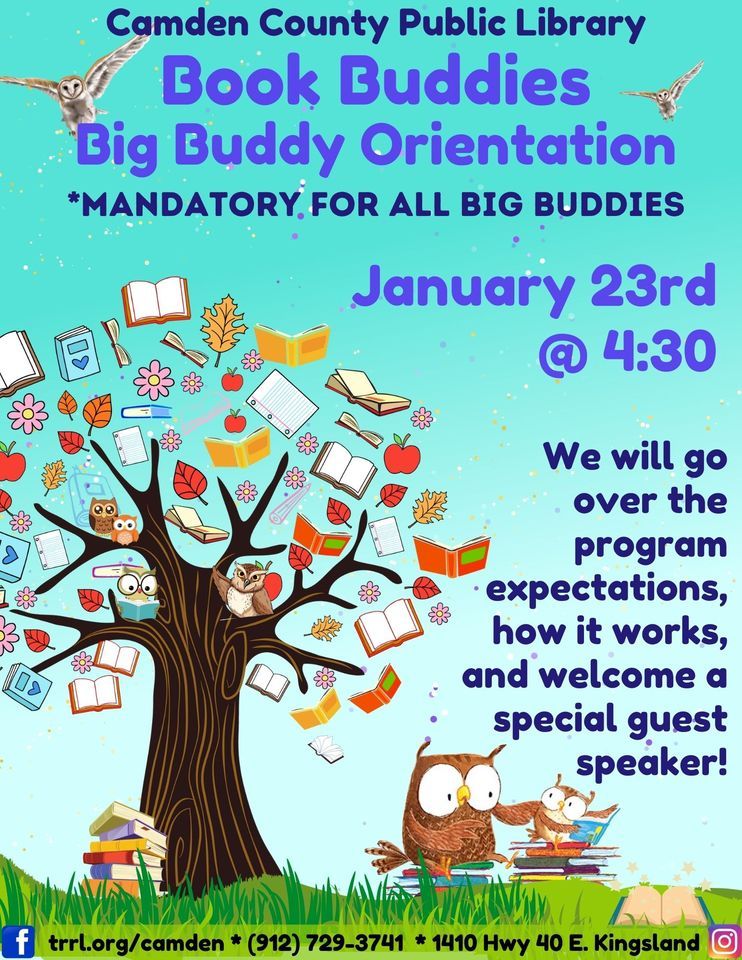 Big Buddy Orientation, Camden County Public Library, Kingsland, January ...