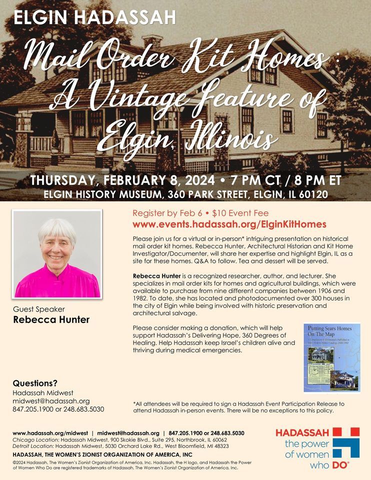 Elgin Hadassah "Mail Order Kit Homes: A Vintage Feature of Elgin ...