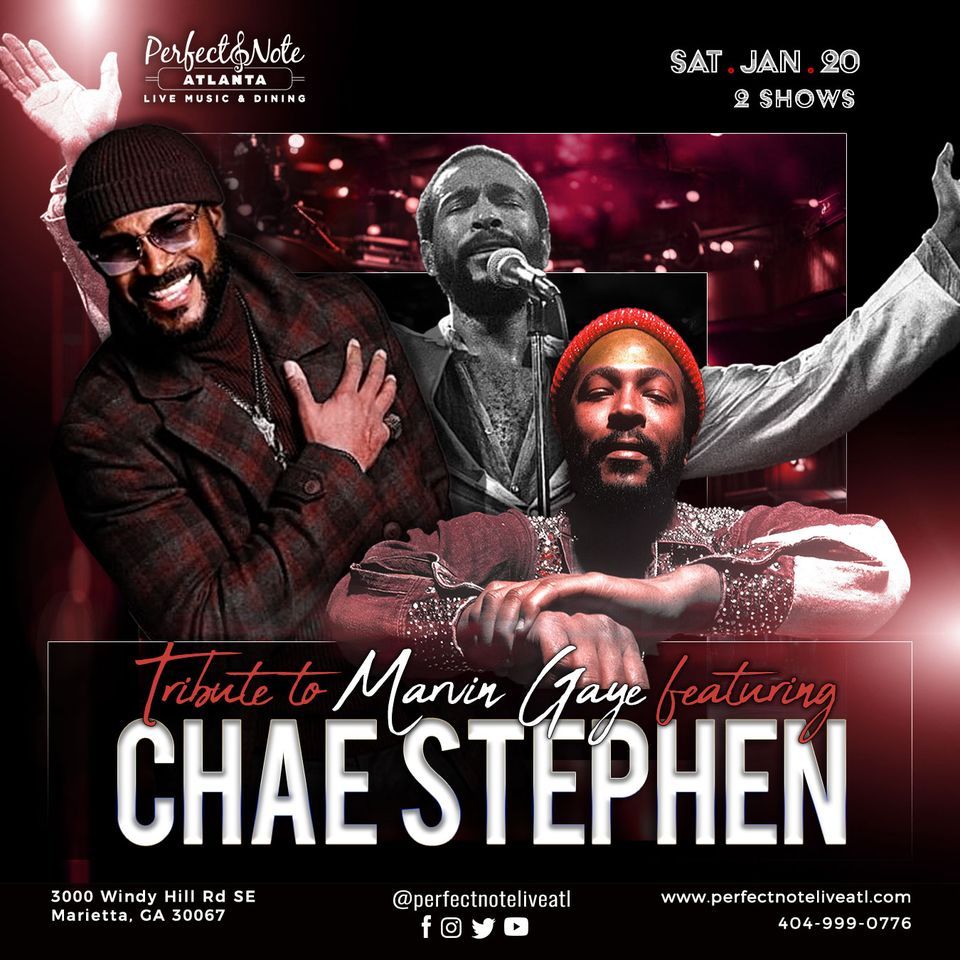 Tribute to Marvin Gaye feat Chae Stephen - 2 SHOWS, 3000 Windy Hill Rd ...