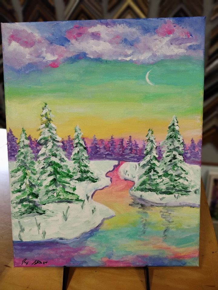 Winter Magic Painting Class!, 100 W. Court Street, Lawrenceburg, KY, 27 ...