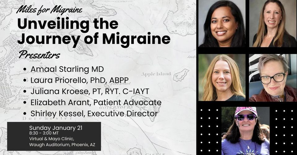 Migraine Education Event, Mayo Clinic Hospital (5777 E. Mayo Blvd., Phoenix), Paradise Valley ...