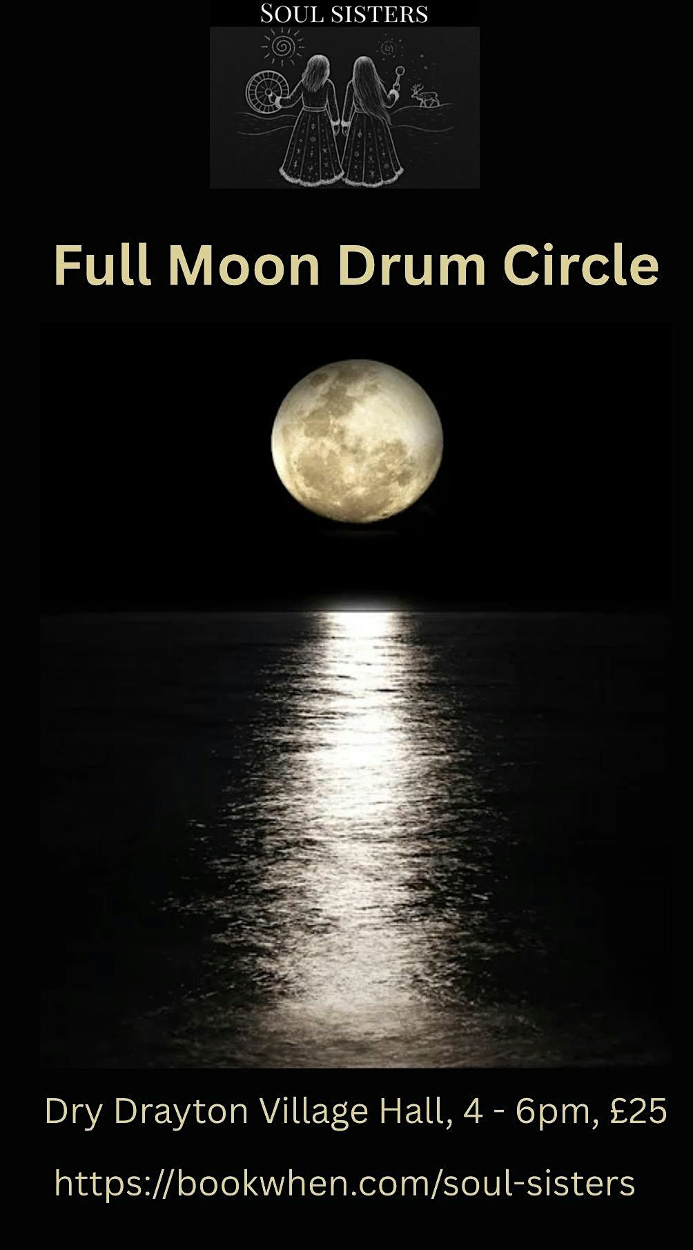 Full Moon Drum Circle, Dry Drayton Village Hall, 3 January 2026 | AllEvents