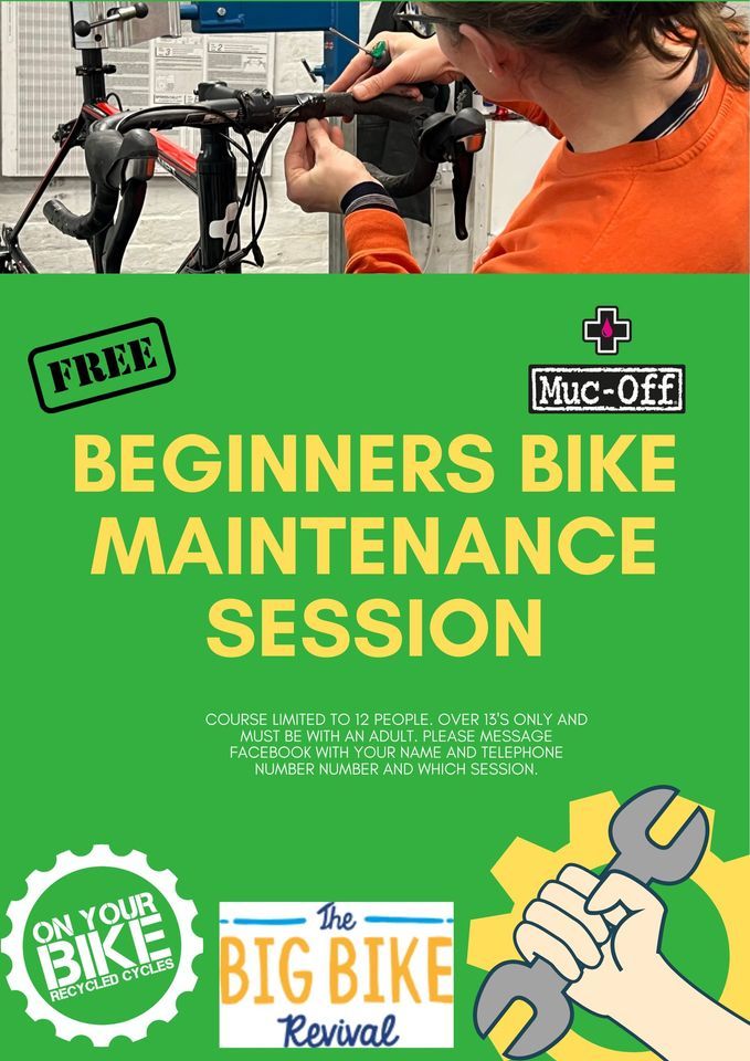 Free Beginners Bike Maintenance Session , On Your Bike - Taunton ...