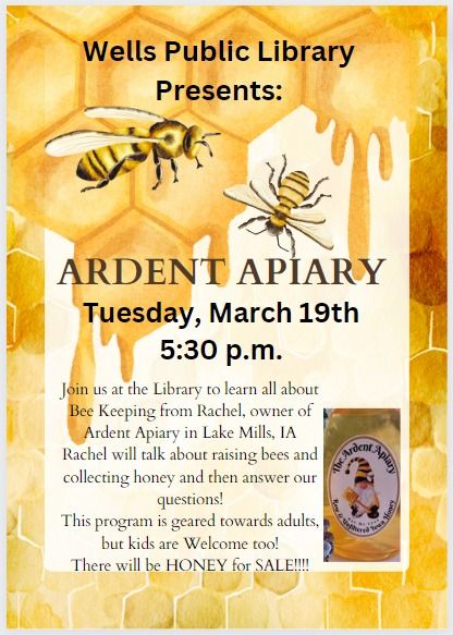 Ardent Apiary , 54 1st St SW, Wells, MN, United States, Minnesota 56097 ...